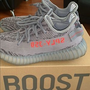Yeezy Shoes | 350 Boost Grey And Orange | Poshmark
